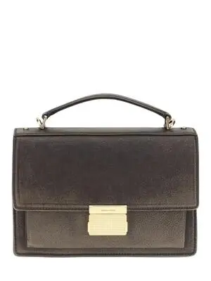 GOLDEN GOOSE Venezia Leather Bag - Dark