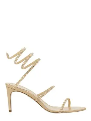 Rene Caovilla Heeled Sandal Beige
