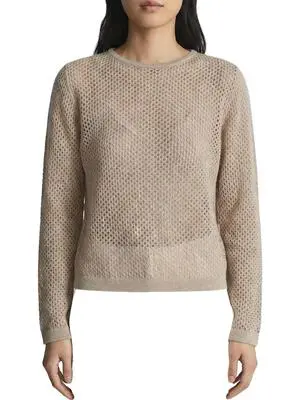 ALLUDE Pullover Sweater - Beige
