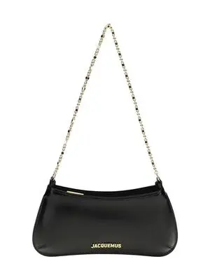 Jacquemus Le Petit Bisou Shoulder Bag - Black