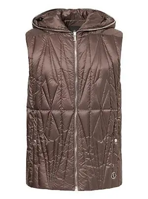 RICK OWENS X MONCLER Geocamo Quilted Flight Vest - Dark Dust