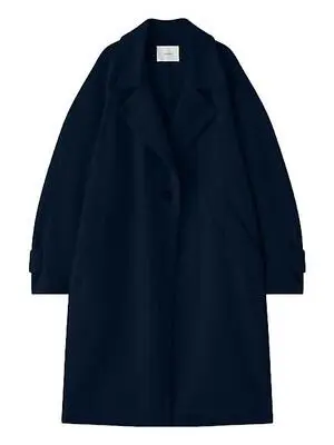 JOSEPH Relaxed-fit Wool And Cashmere-blend Coat - Indigo