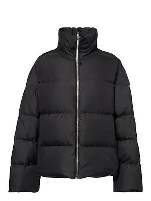 RICK OWENS X MONCLER Cyclopic High-neck Shell-down Jacket - Black
