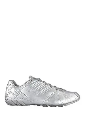 Adidas Ghost Sprint Leather Trainers - Silver Metallic Matte Si