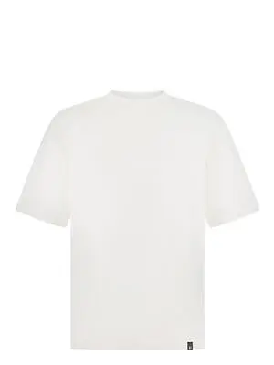 Boggi Milano S-cafè® Relaxed-fit Stretch Cotton-blend T-shirt - White