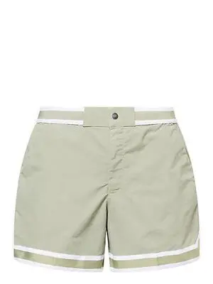 CHE Striped Trims Swim Shorts - Sage