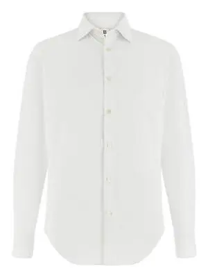 Boggi Milano Slim-fit Stretch-nylon Shirt - White