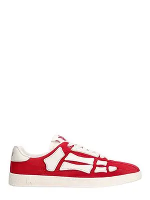 Amiri Pacific Bones Suede Trainers - Red