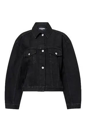 Jacquemus Regular-fit Denim Jacket - Black