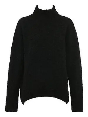 House Of Cb Relaxed-fit Knitted Jumper - Black
