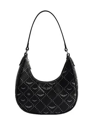 Zadig&Voltaire Woven Shoulder Bag - Black