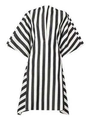 Jacquemus Striped Cotton And Silk Tunic - Jacquard Medium Stripes