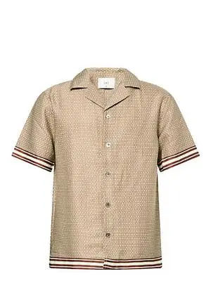 CHE Lucena Printed Woven Shirt - Light Brown