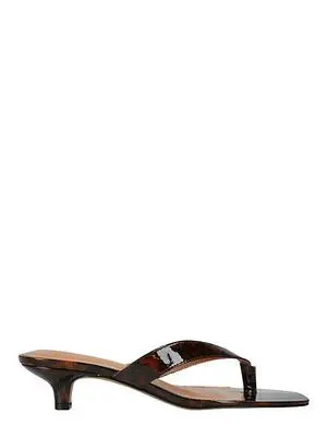 Steve Madden Tracie Leather Heeled Sandals - Dk.brn Com