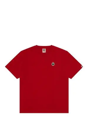 AAPE BY *A BATHING APE® Logo-patch T-shirt - Red