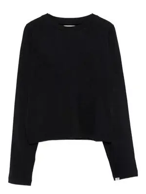 EXTREME CASHMERE X Lisa Long-sleeve T-shirt - Black