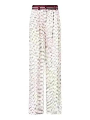 PINKO Printed Belted Trousers