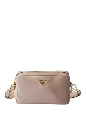 Prada Leather Shoulder Bag - Neutrals