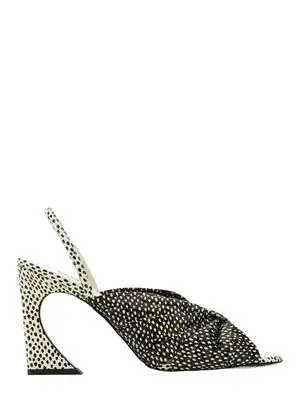 Fendi Arco Printed Sandals - Black