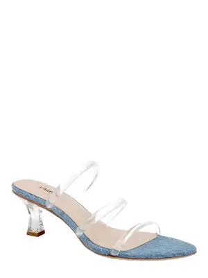 L'Agence Ludovica Slide Sandal - Light Blue