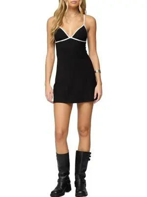 EDIKTED Slim Fit Minidress - Black