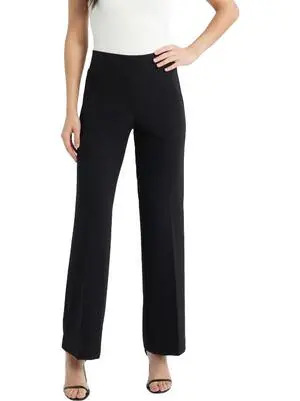 Anne Klein High Waist Wide Leg Trousers - Anne Black