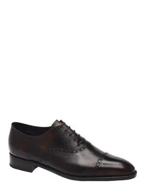 John Lobb Philip Ii Cap-toe Oxford - Dark Brown