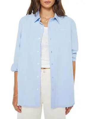 MOTHER The Bestie Denim Shirt - Light Blue