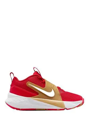 Nike Team Hustle D 12 Sneakers - University Red/metallic Gold/bright Crimson