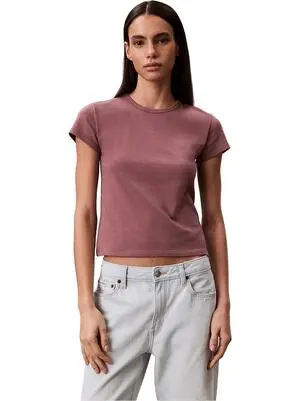 Calvin Klein Refined Baby Tee - Capri Rose