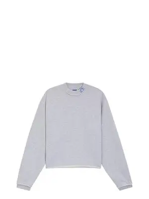 Hugo Cotton Terry Sweatshirt - Light Grey