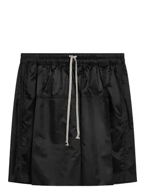 MONCLER + RICK OWENS Drawstring Kilt Shorts - Black