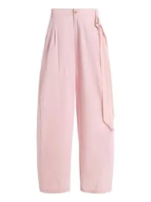 DARKPARK Phebe Cotton-poplin Wide-leg Pants - Pink