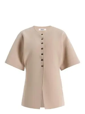 BIRROT Lay3 Half-sleeve Top - Neutral