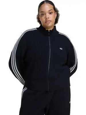 Adidas Knitted Crochet Firebird Track Top - Black