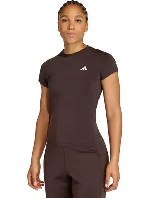 Adidas Power Essentials Workout Contour T-shirt - Aurora Coffee