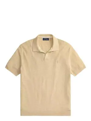 Polo Ralph Lauren Textured Short-sleeve Polo Shirt - Neutrals