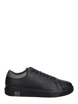 Armani Exchange Logo Detail Sneakers - Black