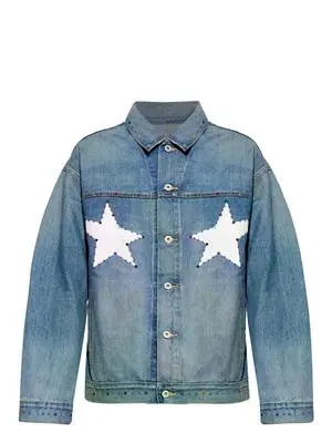 A BATHING APE Star-embellished Jacket - Blue