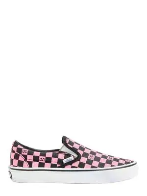 Valentino Garavani X Vans Vlogo Checkerboard Sneakers - Pink