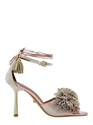 Kurt Geiger Pompom-embellished Sandals - Pink