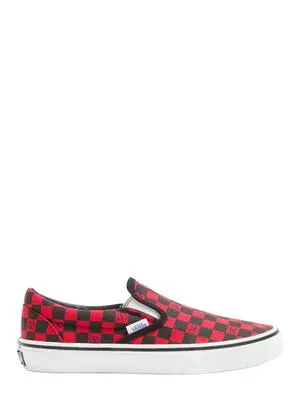 Valentino Garavani X Vans Vlogo Checkerboard Sneakers - Red
