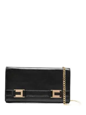 Elisabetta Franchi Mini Chain-strap Clutch - Black