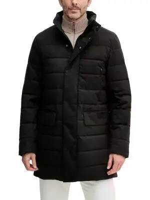 SAVE THE DUCK Quilted Hooded Jacket - Black