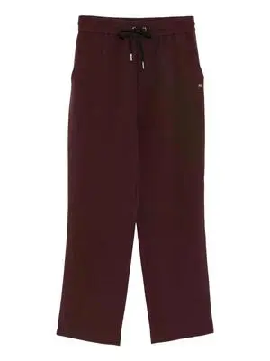 Karl Lagerfeld Logo-plaque Trousers - Red
