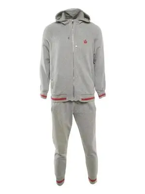 Dolce & Gabbana Zip-up Cotton Tracksuit - Grey