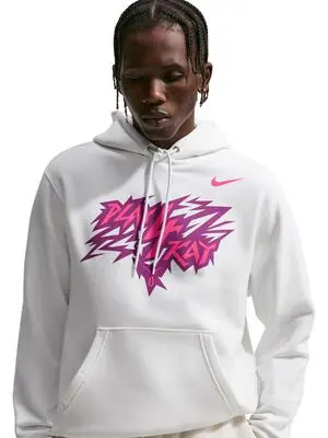Nike Play4kay Collection Pullover Club Fleece Hoodie - White