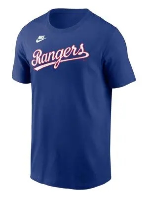 Nike Nolan Ryan Texas Rangers Cooperstown Mlb T-shirt - Blue
