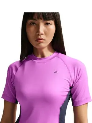 Nike Wildsee" Dri-fit Base Layer Top - Purple