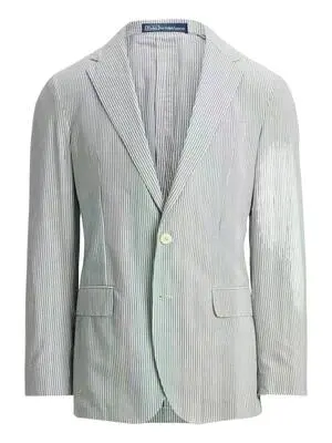 Polo Ralph Lauren Notched-lapel Striped Blazer - Blue
